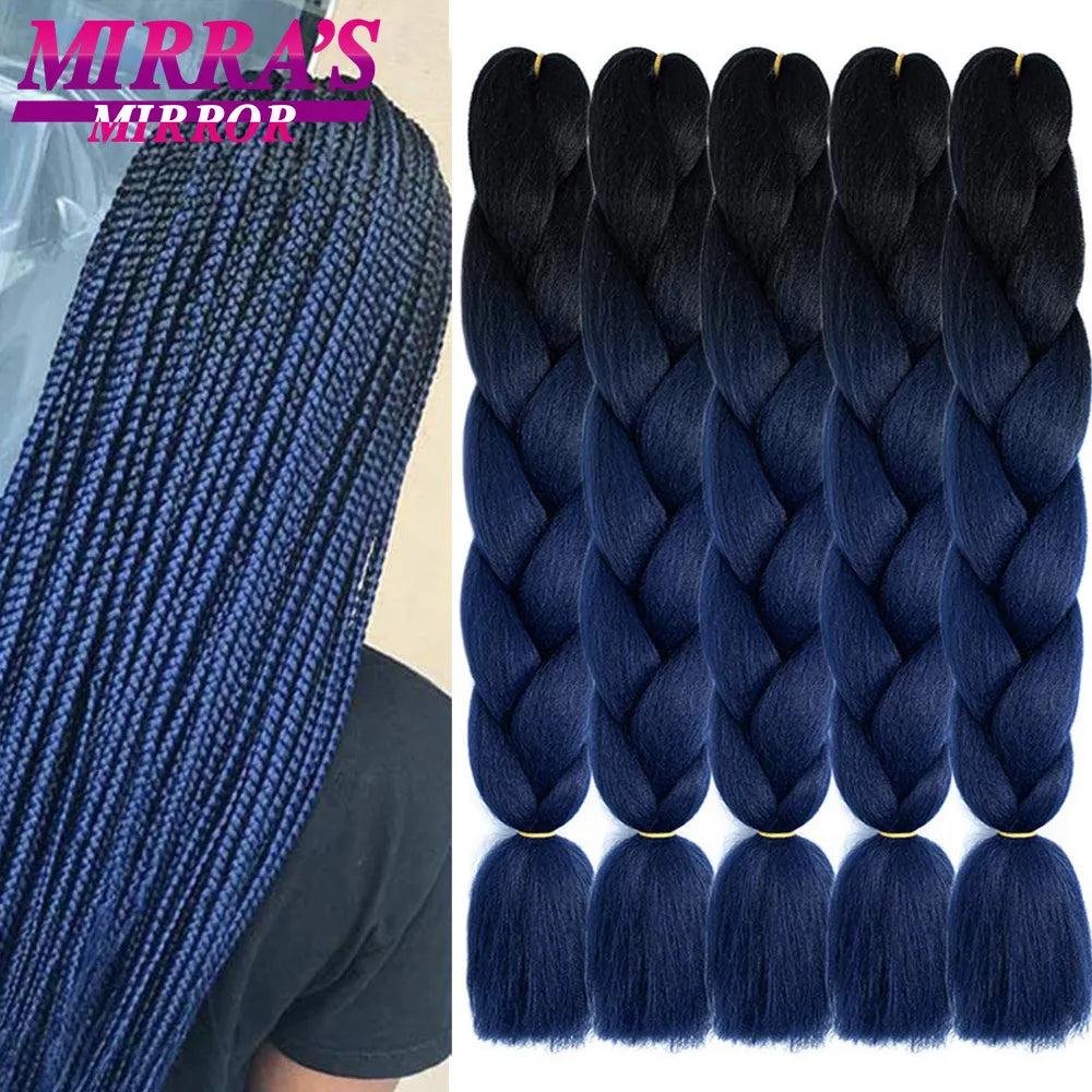 24inch Ombre Hair For Braids 5Pcs Box – Cedar and Ash VIP